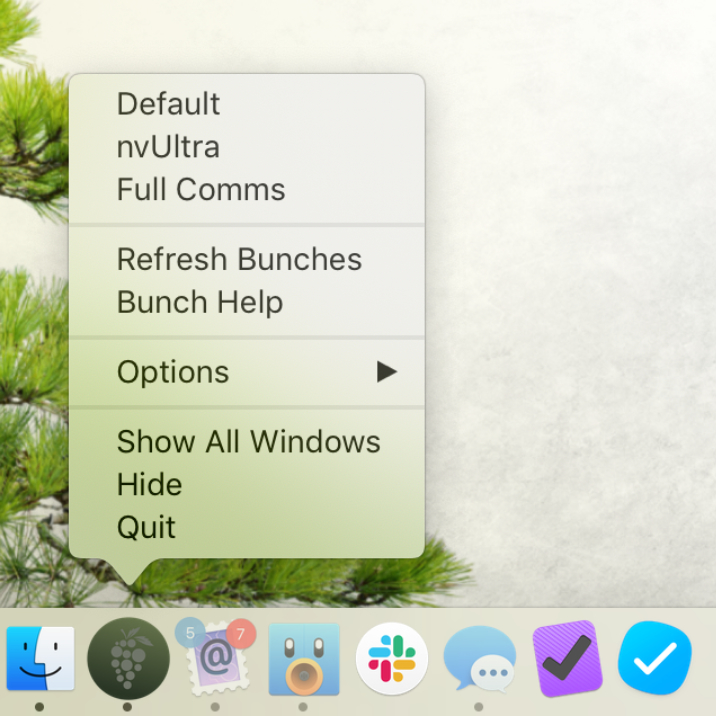 Bunch, a batch app launcher for your Dock - BrettTerpstra.com