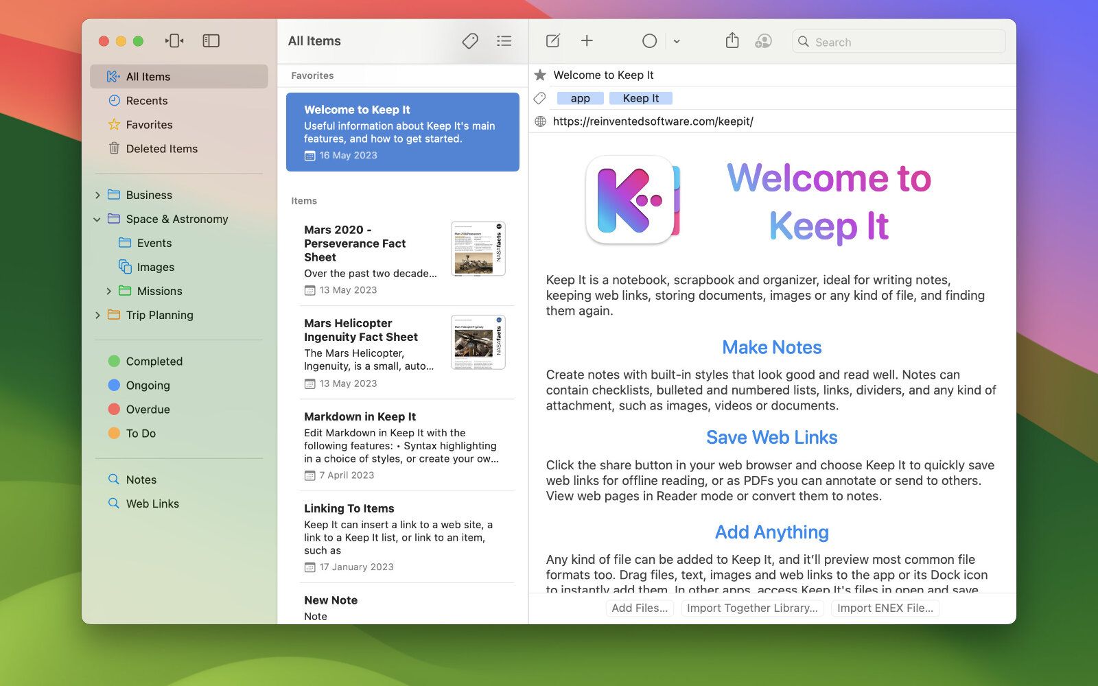 Keep It giveaway! - BrettTerpstra.com