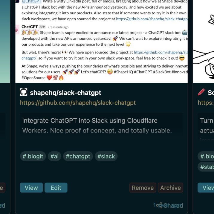A card-based layout for linkding - BrettTerpstra.com